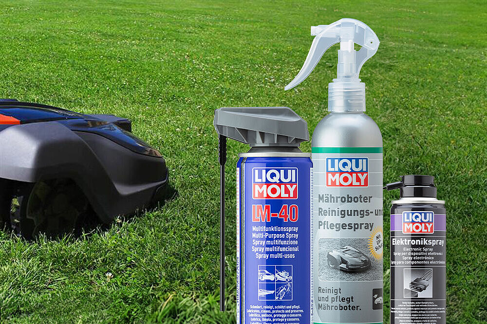 Cuidado duradero para tu robot cortacésped | LIQUI MOLY