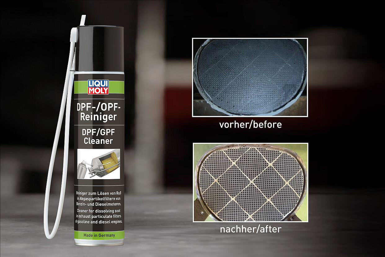 Clogged particulate filter? Quick help without removal | LIQUI MOLY
