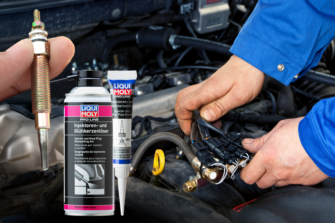 Easily replace glow plugs, spark plugs and injectors | LIQUI MOLY
