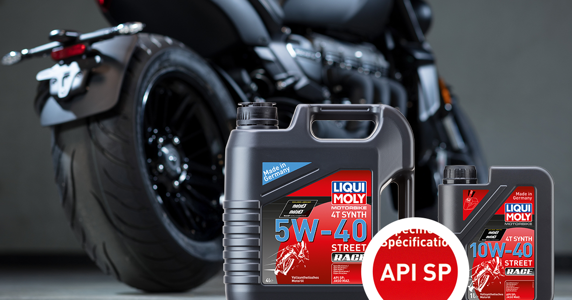 New API SP engine oil specification in the motorcycle sector | LIQUI MOLY