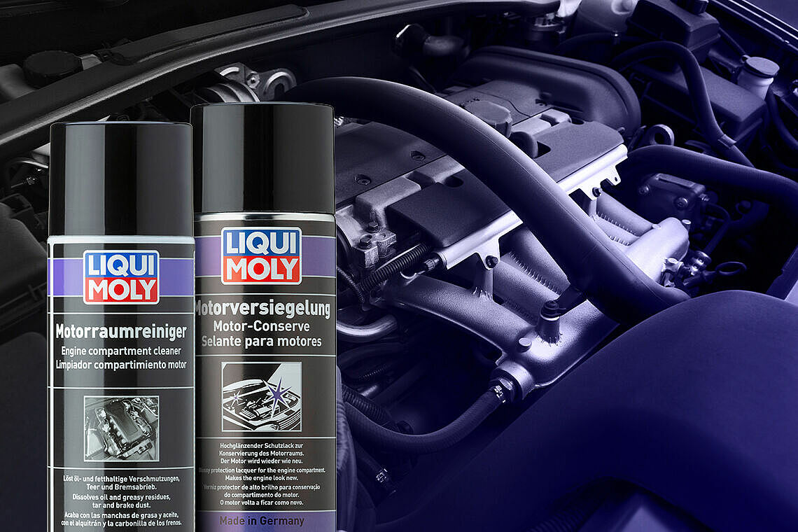 A clean engine compartment in just a few steps | LIQUI MOLY