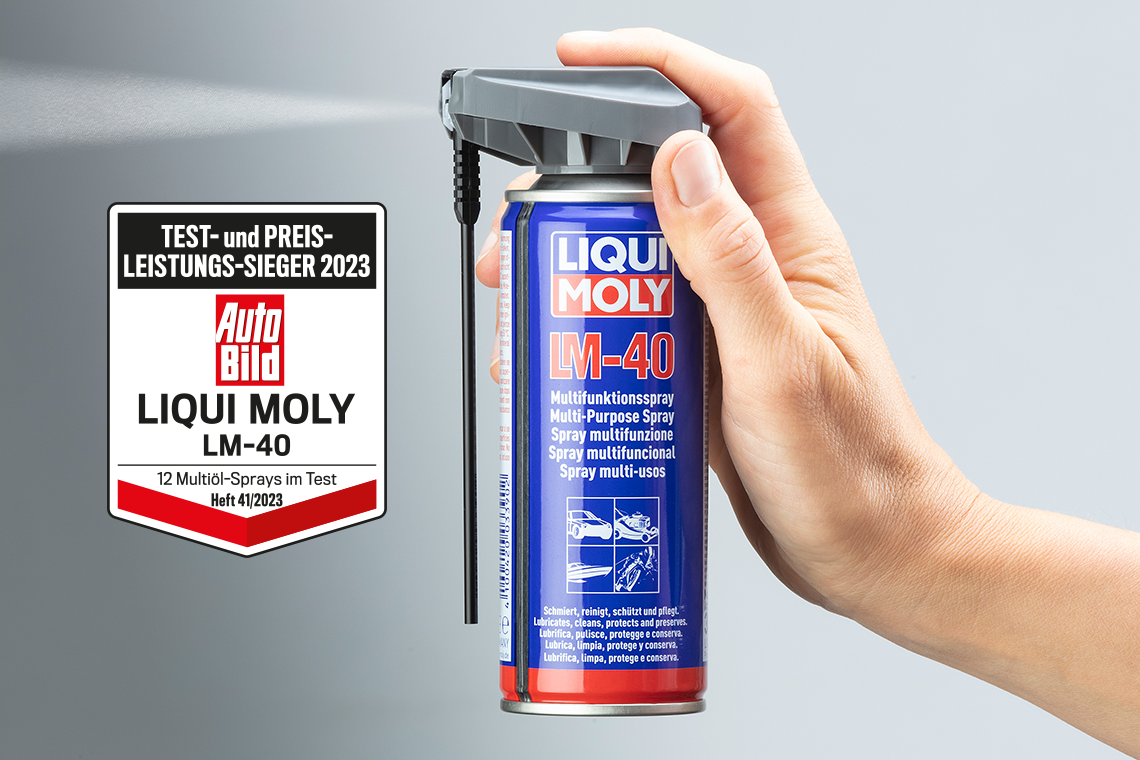 Big win for LIQUI MOLY LM 40: Multi-purpose oils in a major practical ...